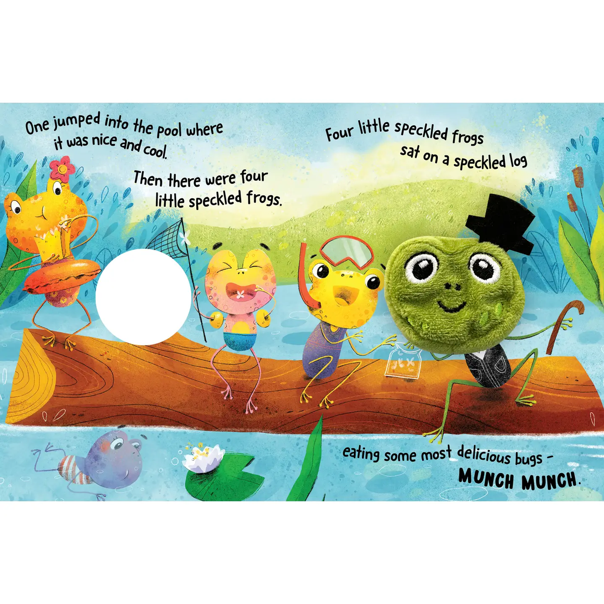 Five Little Speckled Frogs Finger Puppet Book – Fenwick Float-ors