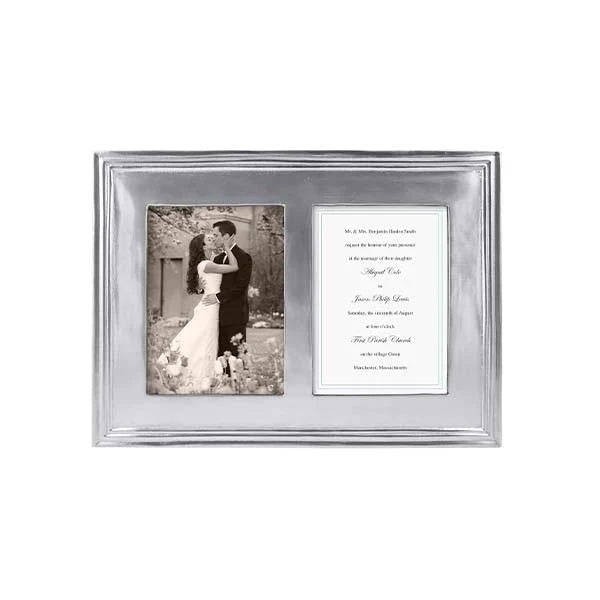 FINAL SALE - Mariposa Classic 5X7 Engravable Double Frame – Fenwick ...