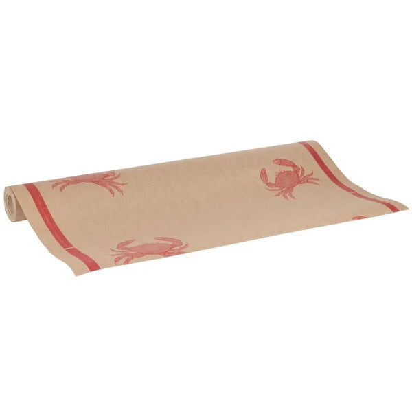 Red Crab Design Kraft Paper Table Cover (40" x 100' roll) – Fenwick ...