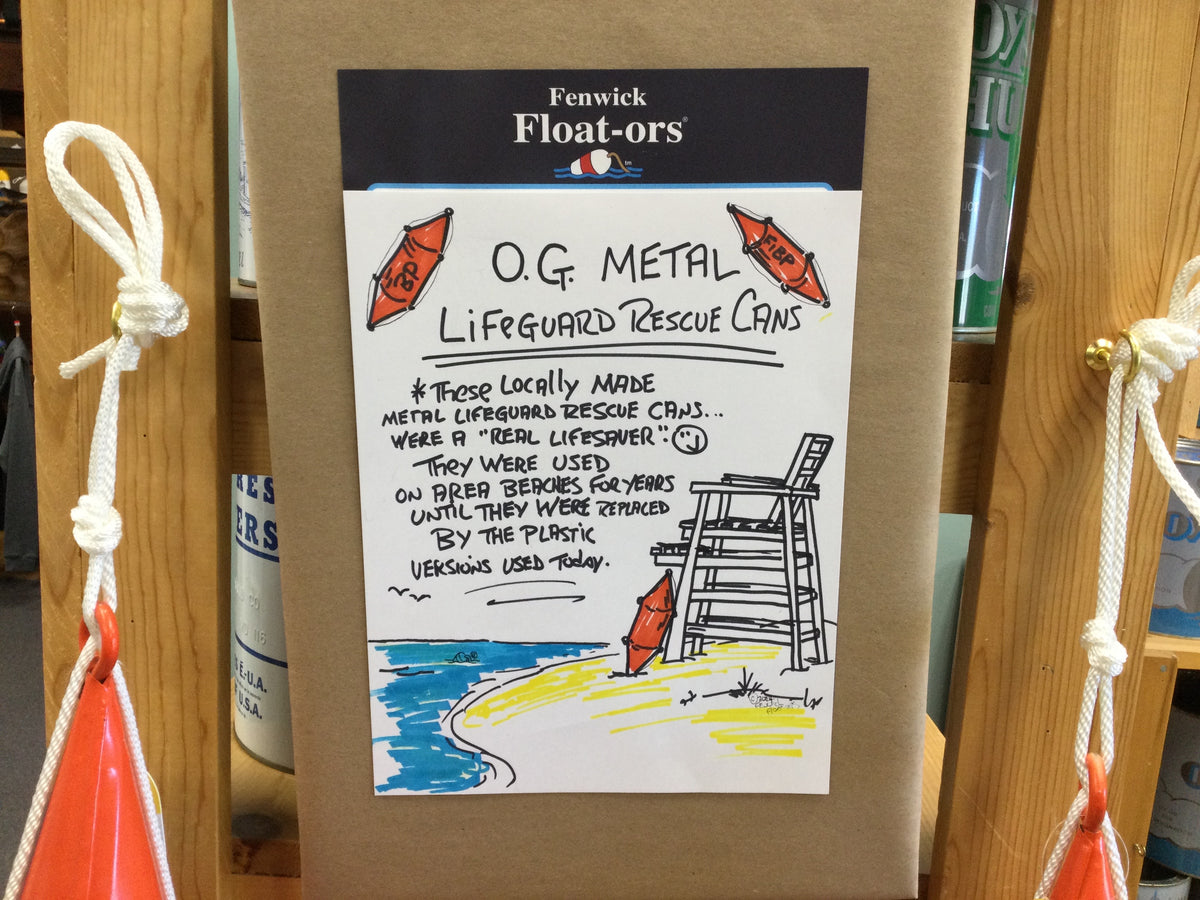Vintage OG Metal Lifeguard Rescue Can – Fenwick Float-ors