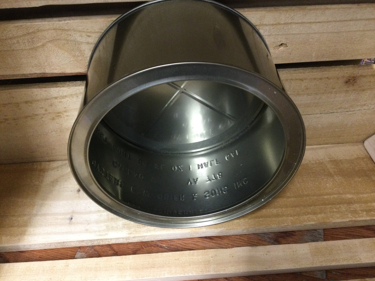 Vintage Oyster Can NO Lid - 1/2 Gallon (single half gallon can) - Fina ...