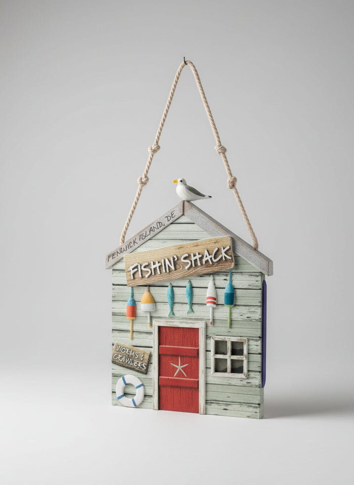 Wooden Ornament - Fishin' Shack – Fenwick Float-ors