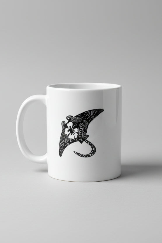 Manta Ray Design Coffee Mug by Finnzilla – Fenwick Float-ors