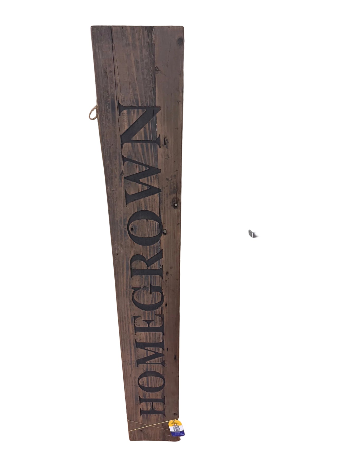 Wooden Homegrown Roadside Sign – Fenwick Float-ors