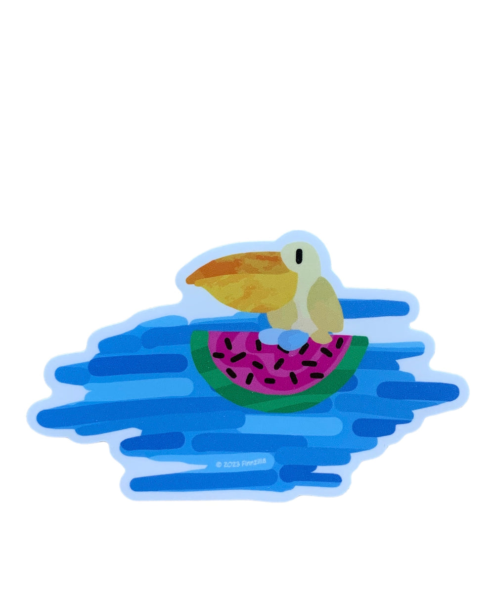 Pelican Watermelon Sticker – Fenwick Float-ors