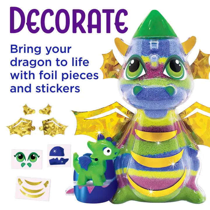 Glow in the Dark Sand Art Dragon Diy Craft Kit For Kids – Fenwick Float-ors
