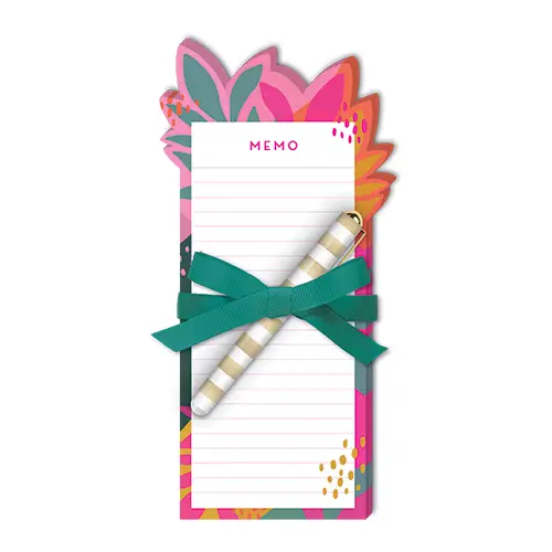 Leaves Die-Cut Note Pad with Pen – Fenwick Float-ors