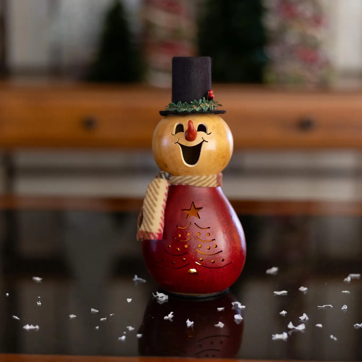 Joel Snowman Hand-Crafted Gourd - Miniature – Fenwick Float-ors