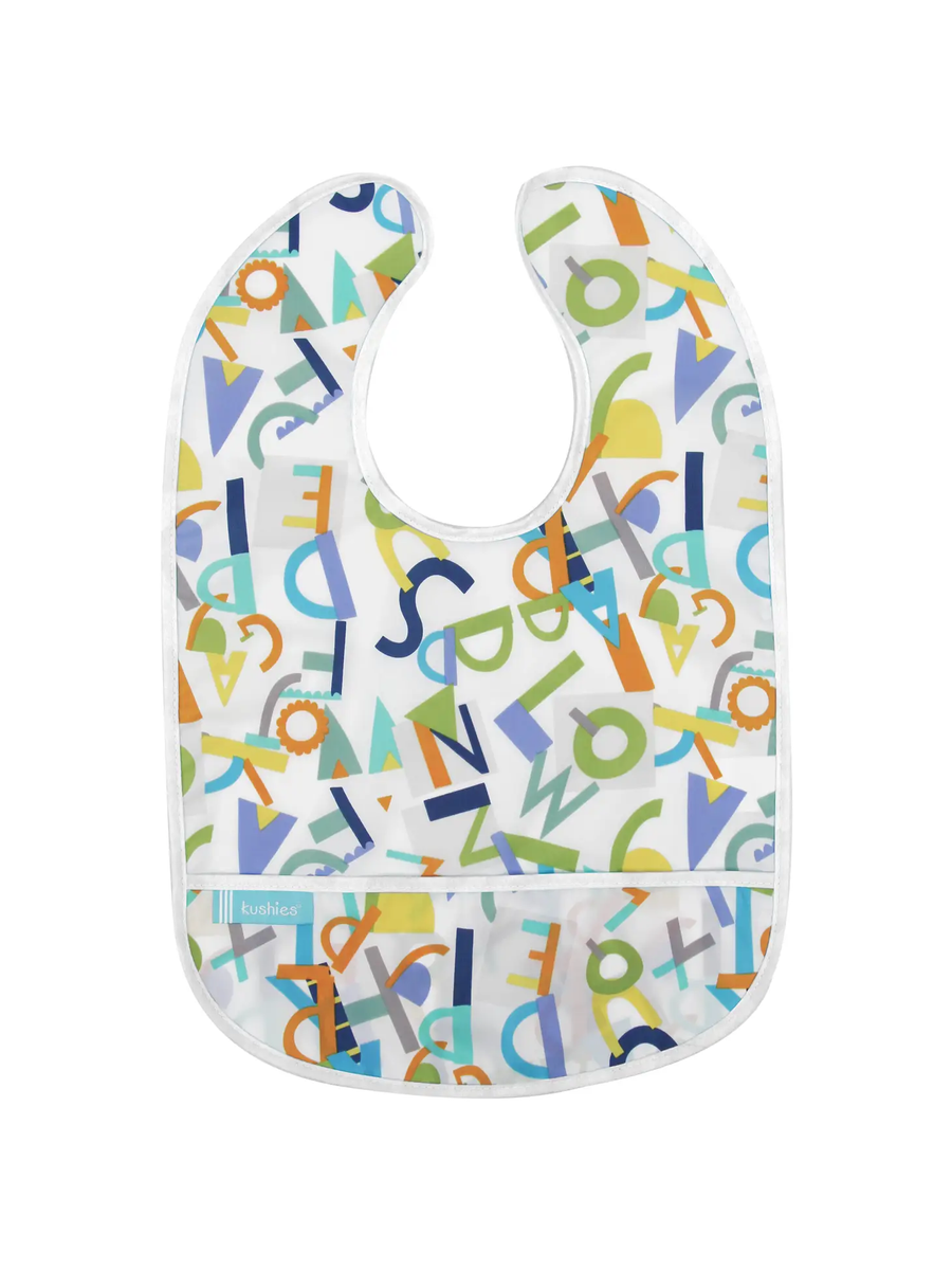 Waterproof Baby Bib - Alphabet – Fenwick Float-ors