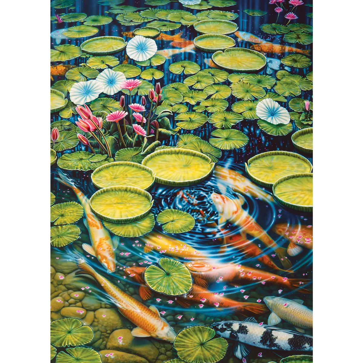 Koi Pond Puzzle - 1000 Pieces – Fenwick Float-ors