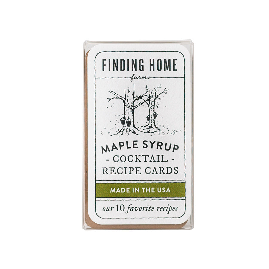 FINAL SALE - Maple Syrup Cocktail Recipe Cards – Fenwick Float-ors