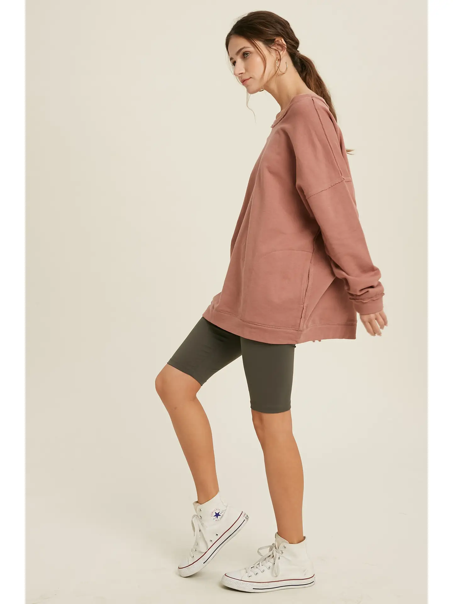 Sienna French Terry Oversized Sweatshirt – Fenwick Float-ors