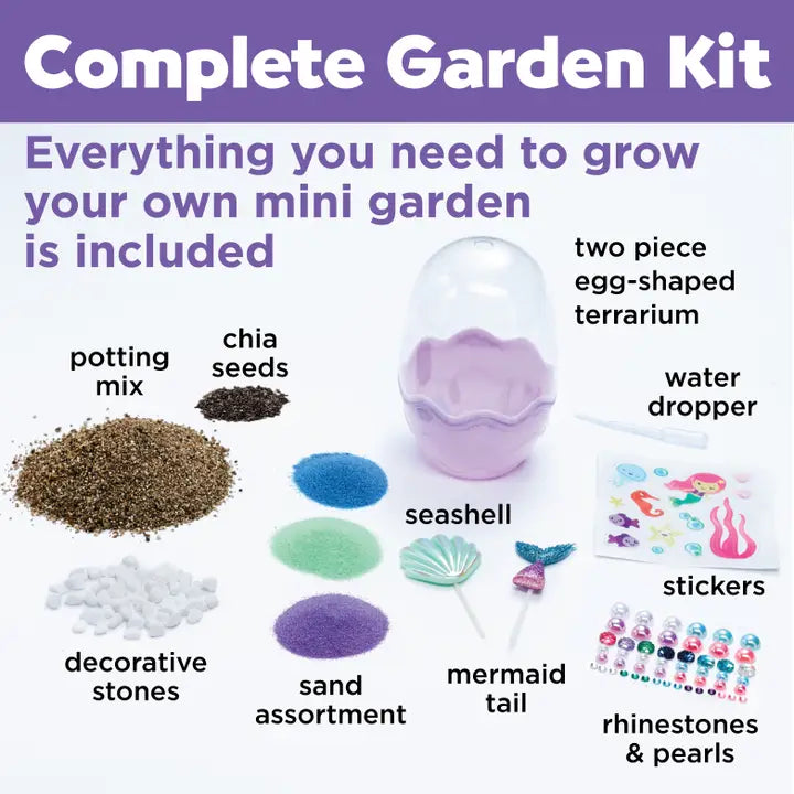 Mermaid Grow A Mini Garden - Diy Craft Kit For Kids – Fenwick Float-ors