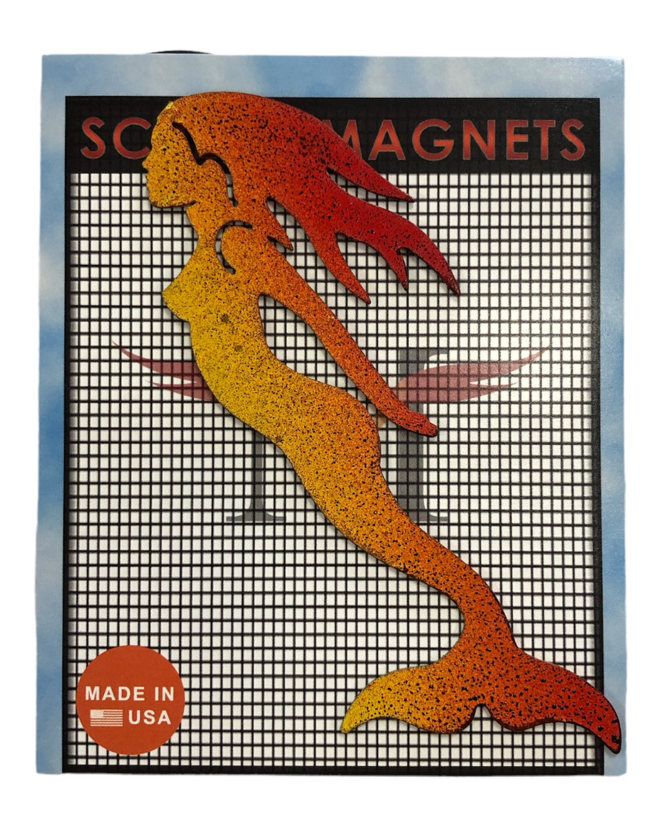 Screen Saver Magnet - Mermaid (Yellow - Red) – Fenwick Float-ors