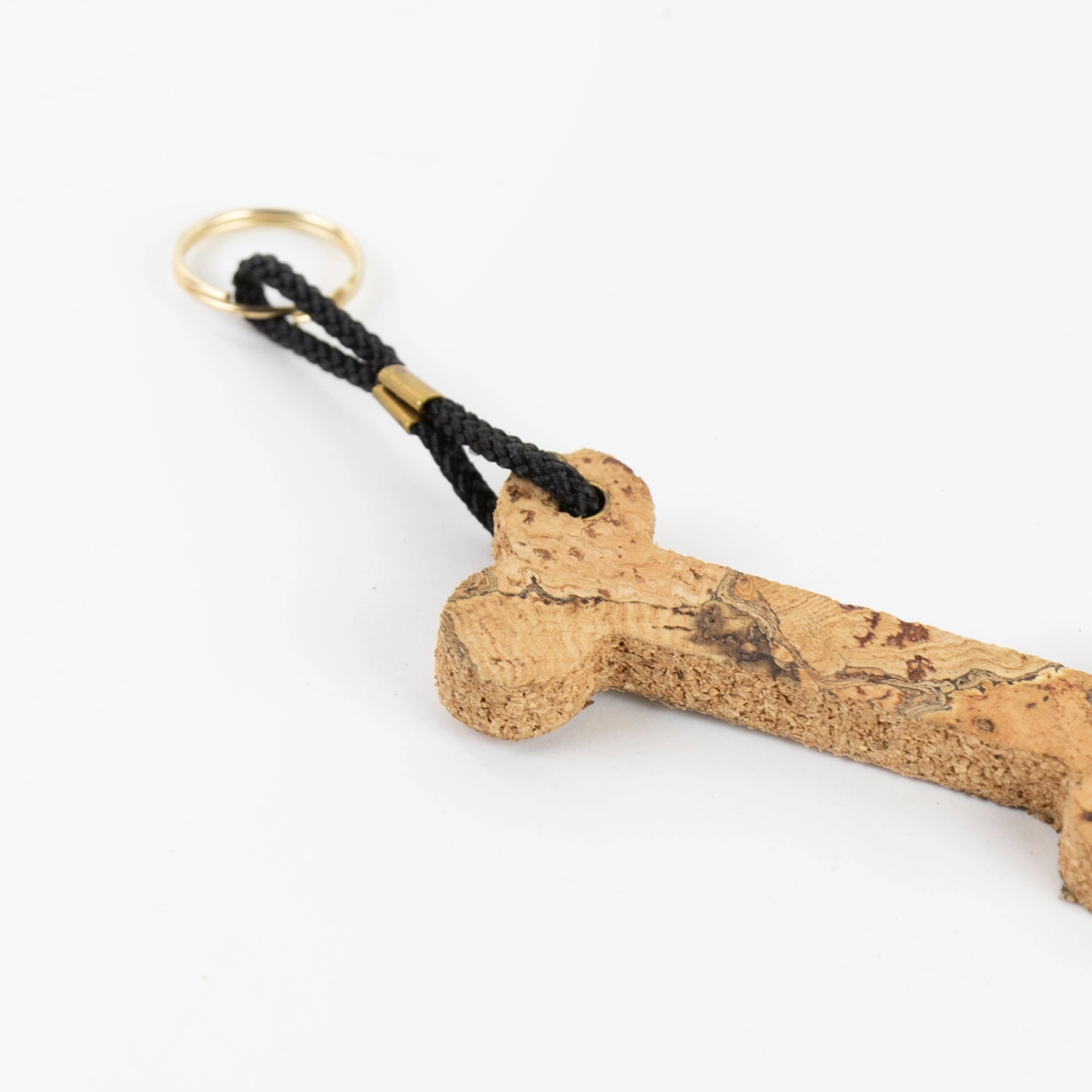 Ice Grey Sustainable Cork Bone Key Ring – Fenwick Float-ors