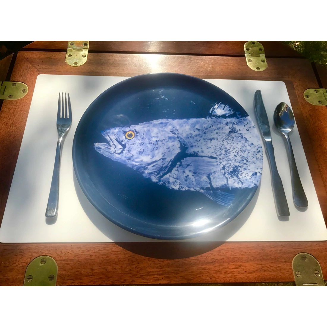 FINAL SALE Navy Snapper Plate – Fenwick Float-ors